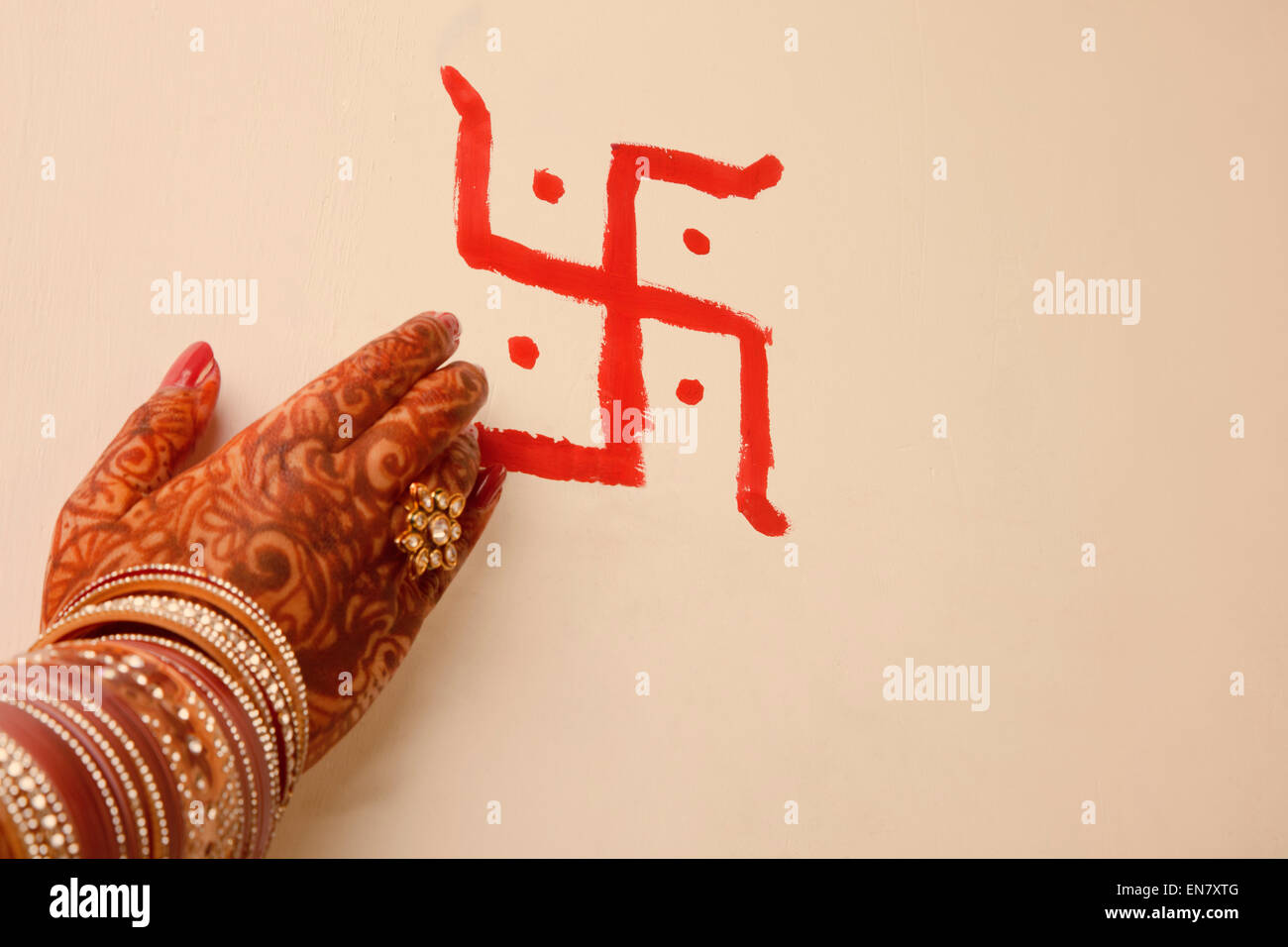 Croix gammée hindoue Banque de photographies et d’images à haute ...