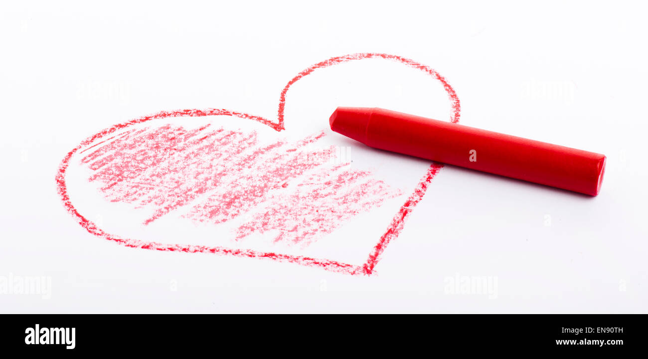 Dessin au crayon rouge Banque de photographies et d’images à haute ...