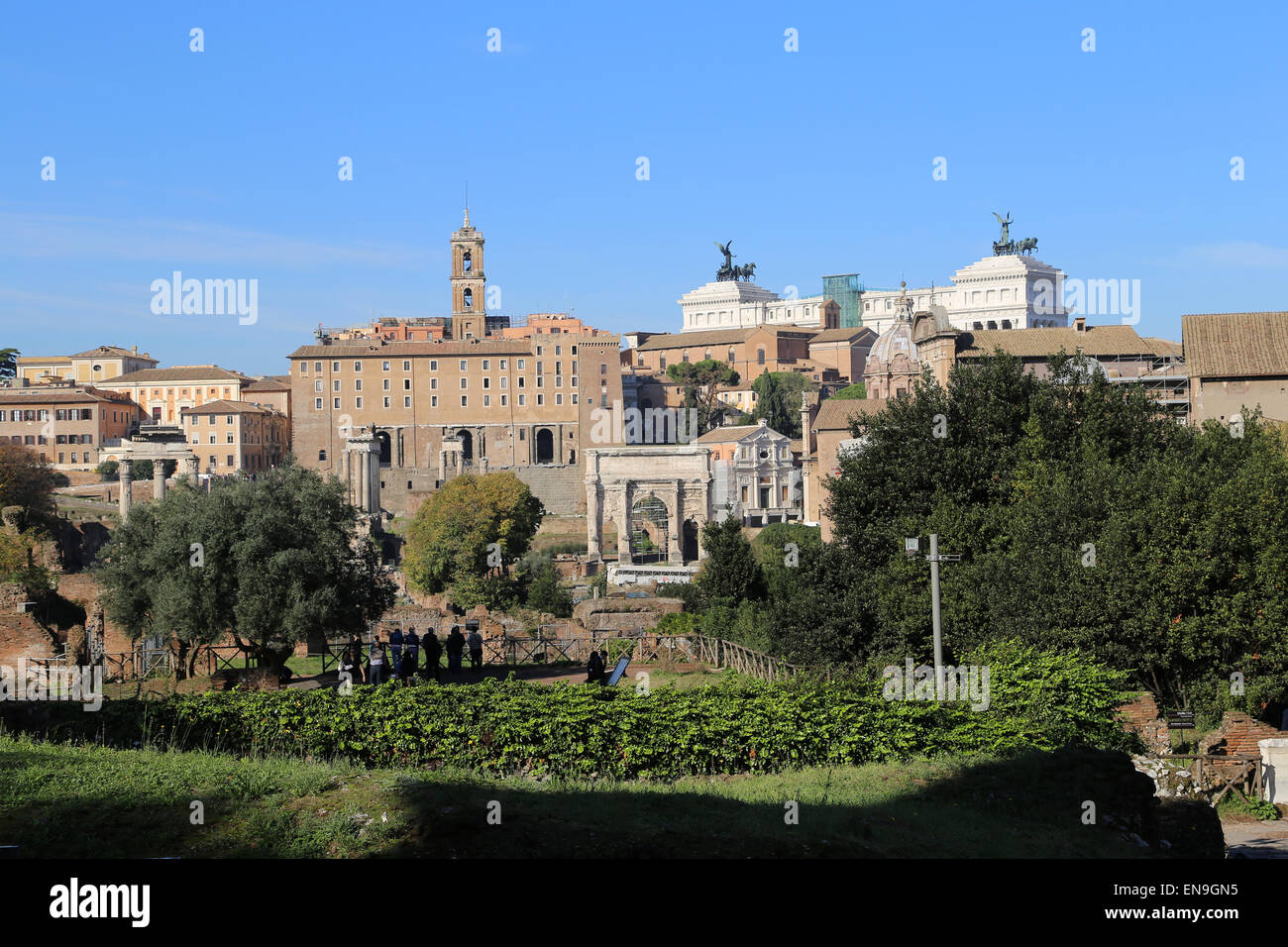 Vue panoramique de rome Banque de photographies et d’images à haute ...
