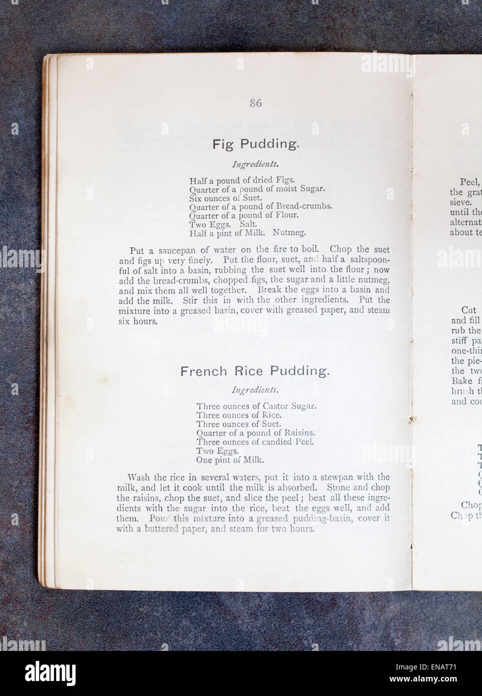 Vintage french cookery book Banque de photographies et d’images à haute ...