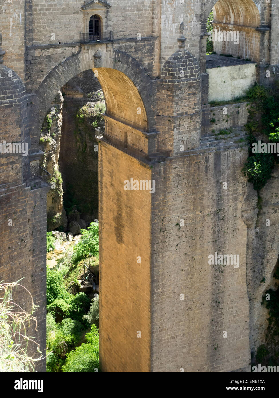 Old bridge 18th century ronda Banque de photographies et d’images à ...