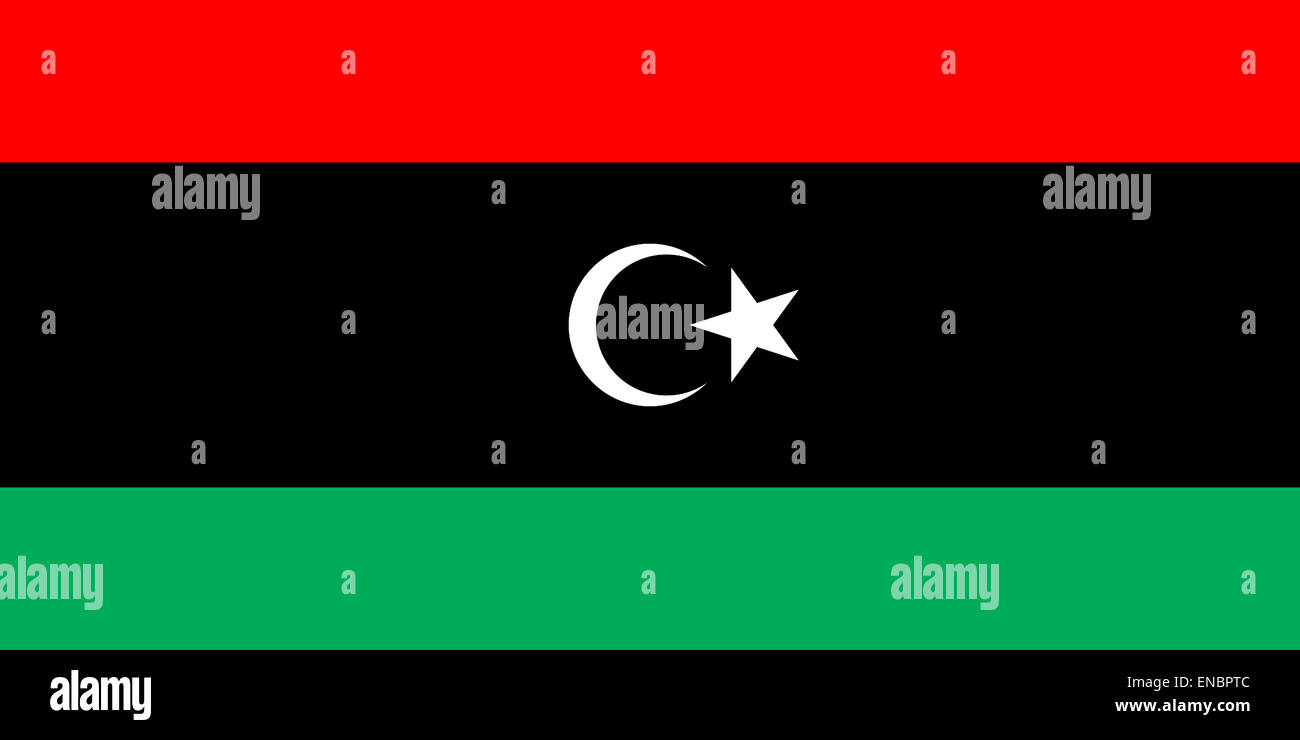 Libya flag Banque de photographies et d’images à haute résolution - Alamy