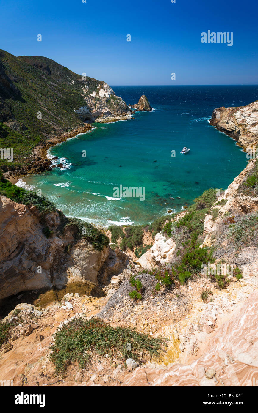 Port de pommes de terre, l'île de Santa Cruz, Channel Islands National ...