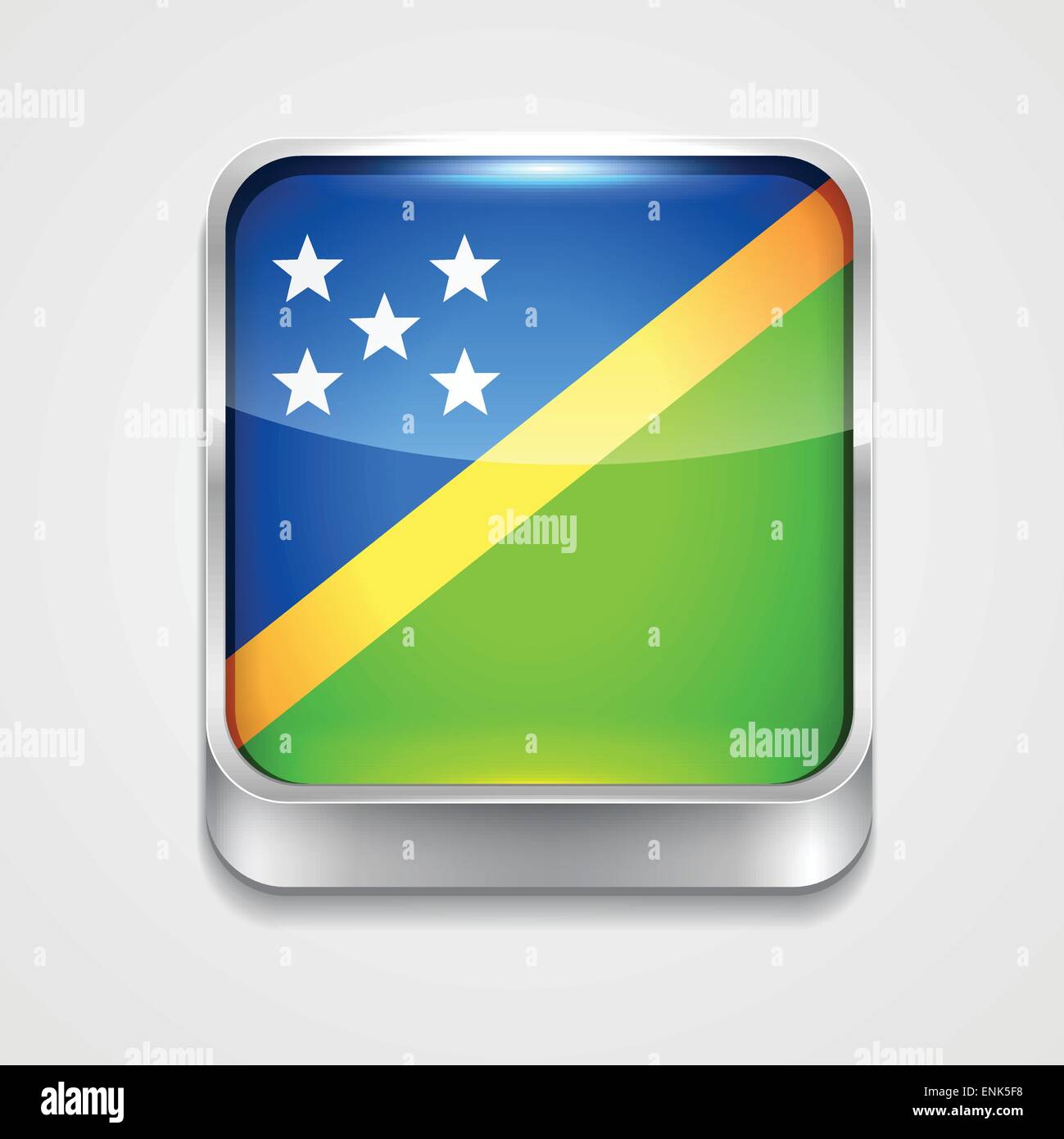 Drapeau iles salomon Banque d'images vectorielles - Alamy