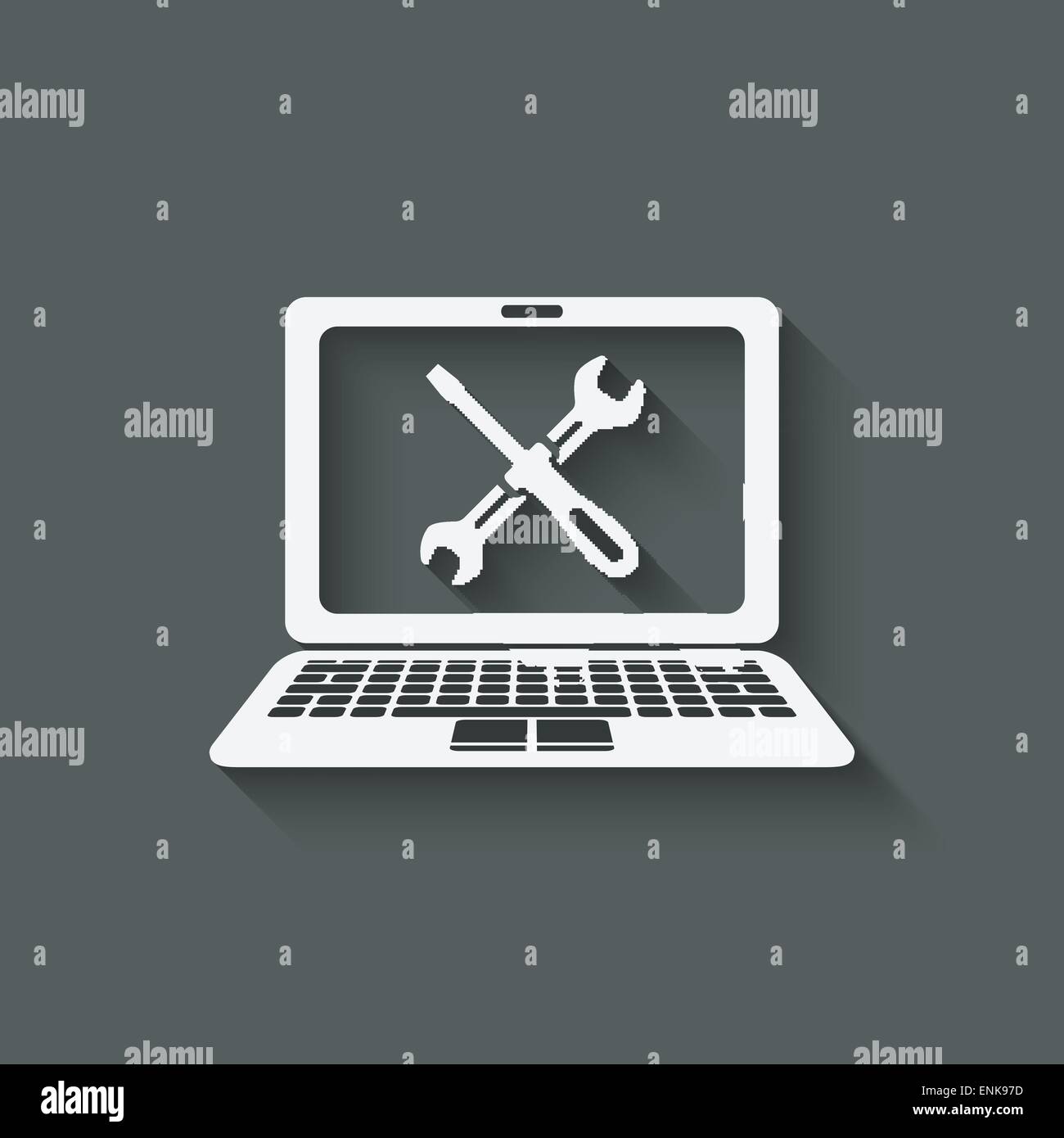 Maintenancier informatique Banque d'images vectorielles - Alamy