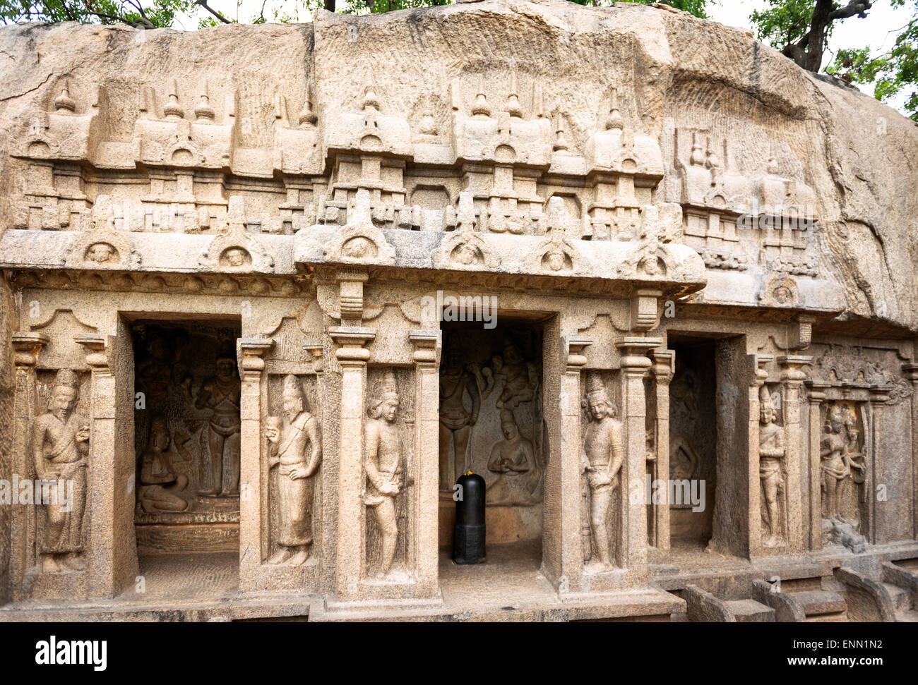 Seven pagodas of mahabalipuram Banque de photographies et d’images à ...