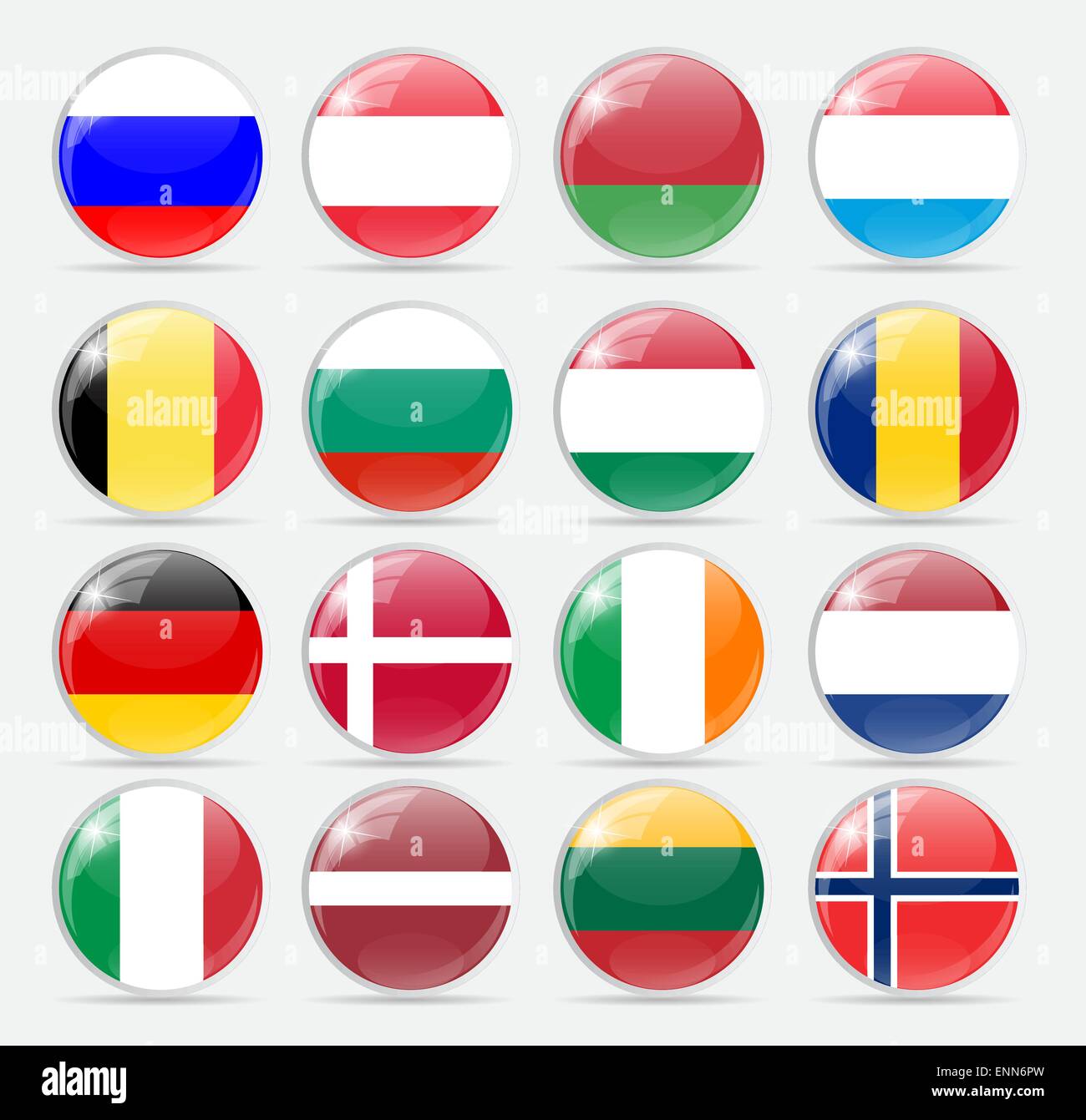 L'icône du drapeau rond Vector Illustration Image Vectorielle Stock - Alamy