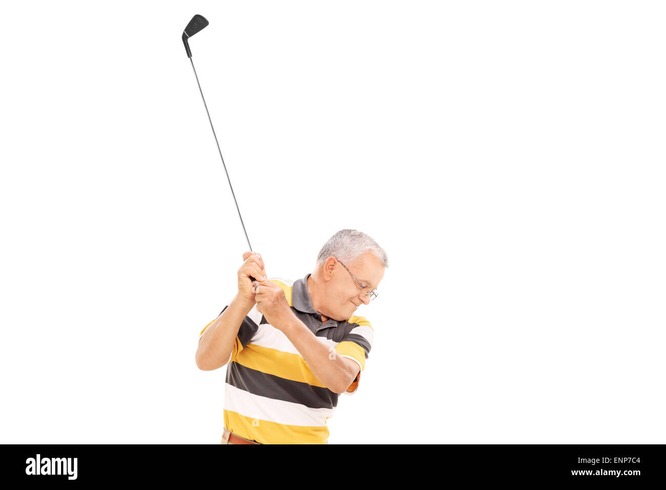 Golfer profile Banque de photographies et d’images à haute résolution ...