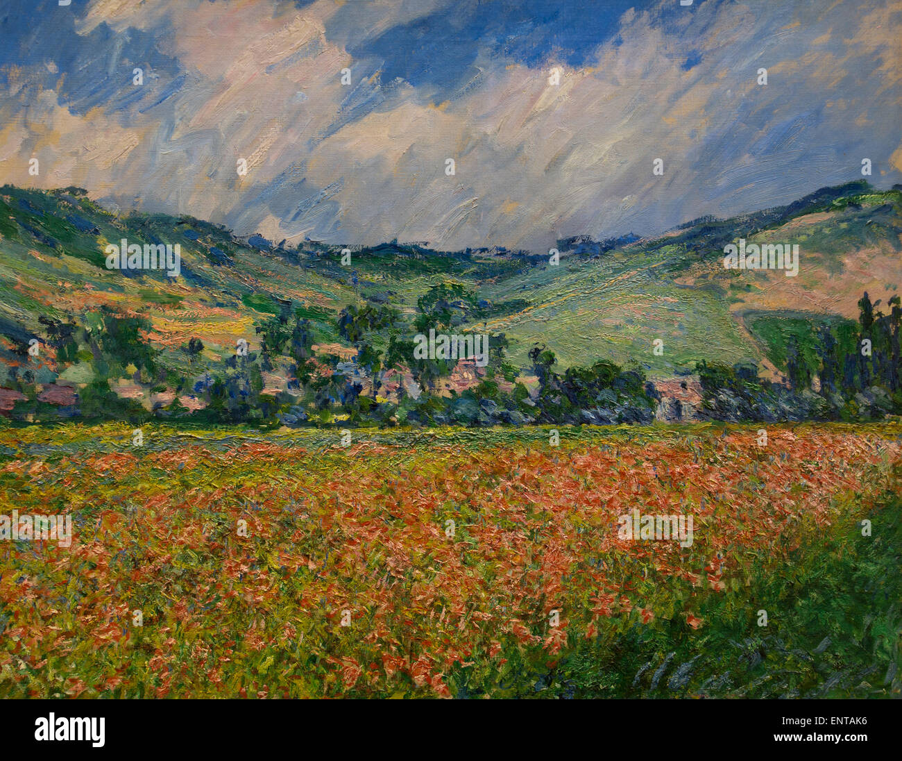 Champ de coquelicot claude monet Banque de photographies et d’images à ...