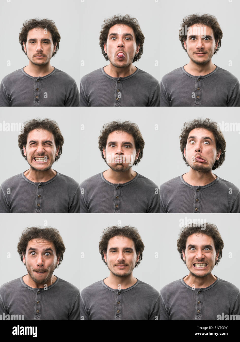 Facial expressions Banque de photographies et d’images à haute ...