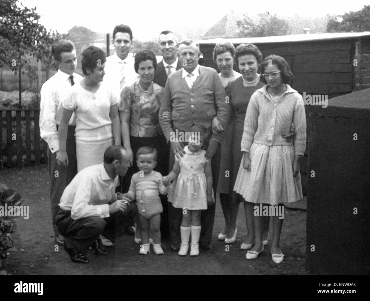 Années 60, photographie de famille, les relations, les générations, les ...