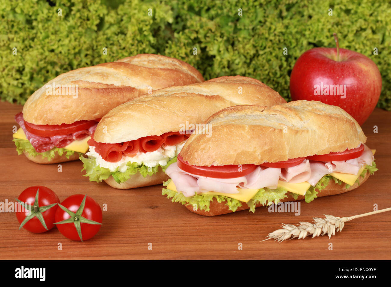 Belegte brotchen Banque de photographies et d’images à haute résolution ...