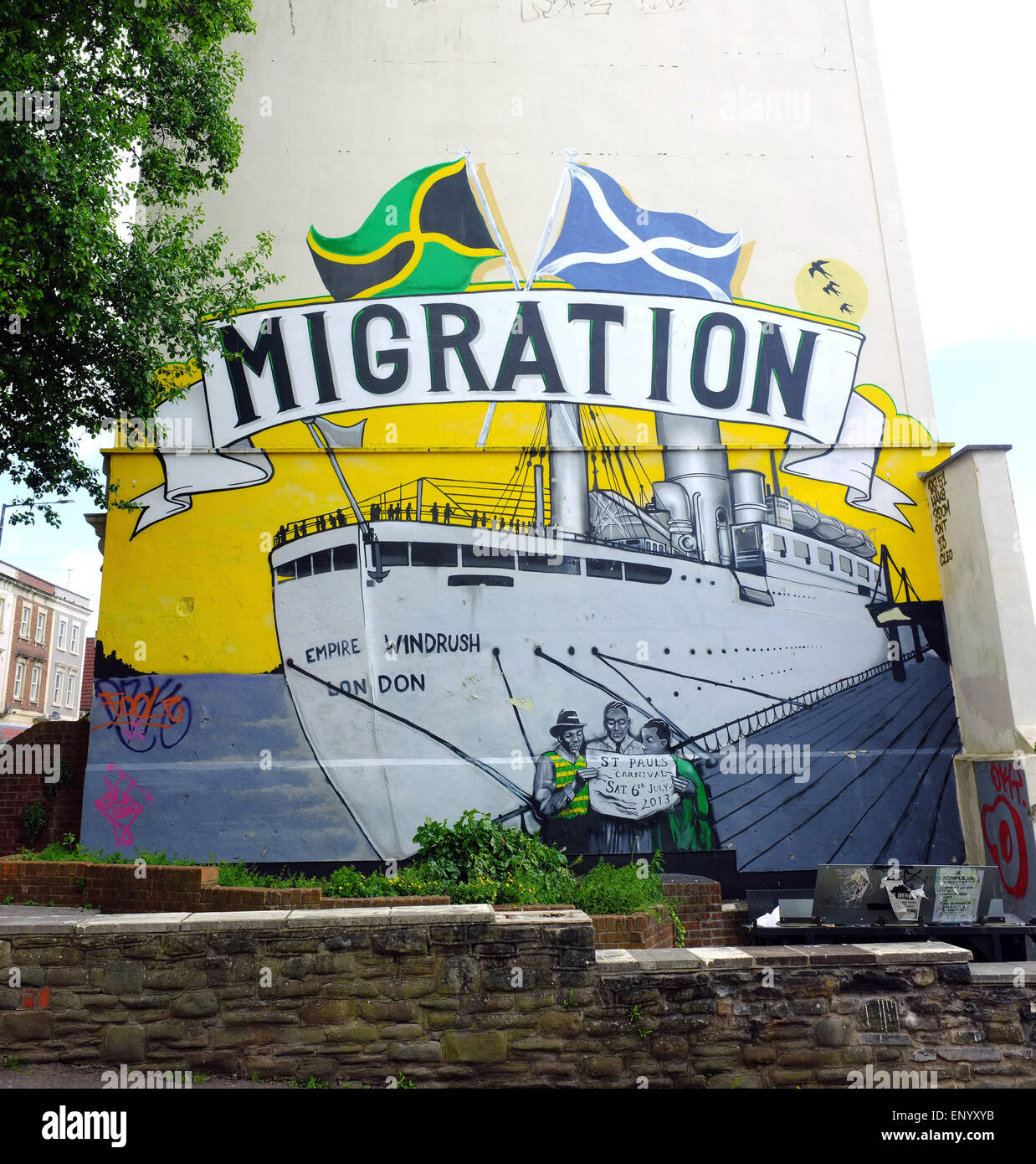 Windrush mural bristol Banque de photographies et d’images à haute ...