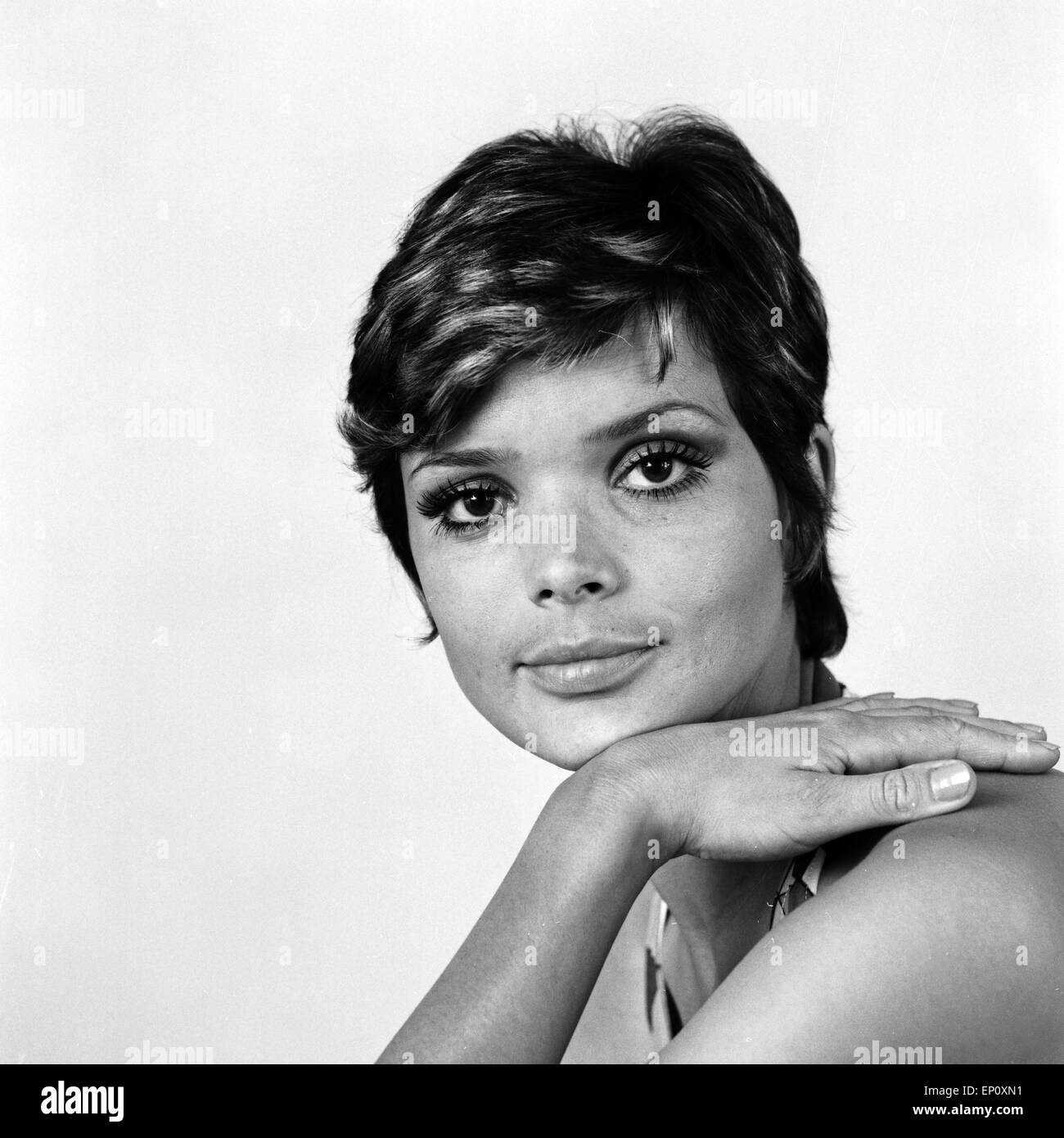 Deutsche Schauspielerin Uschi Glas, Anfang 1970 er Jahre. L'actrice allemande Uschi Glas, début ...