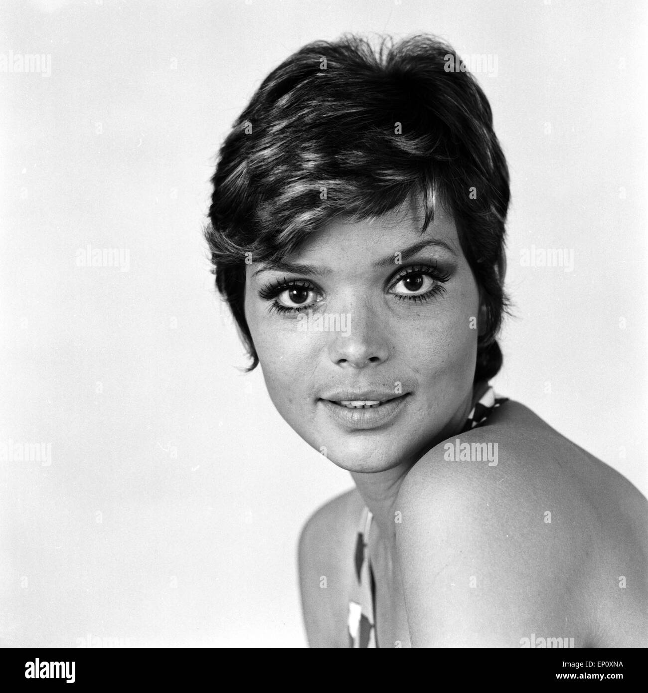 Deutsche Schauspielerin Uschi Glas, Anfang 1970 er Jahre. L'actrice allemande Uschi Glas, début ...