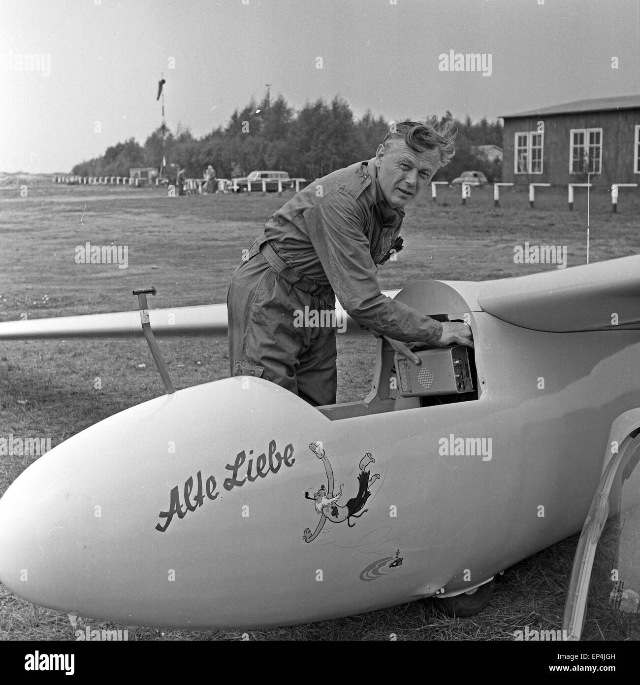 Planeur allemand Banque d'images noir et blanc - Alamy