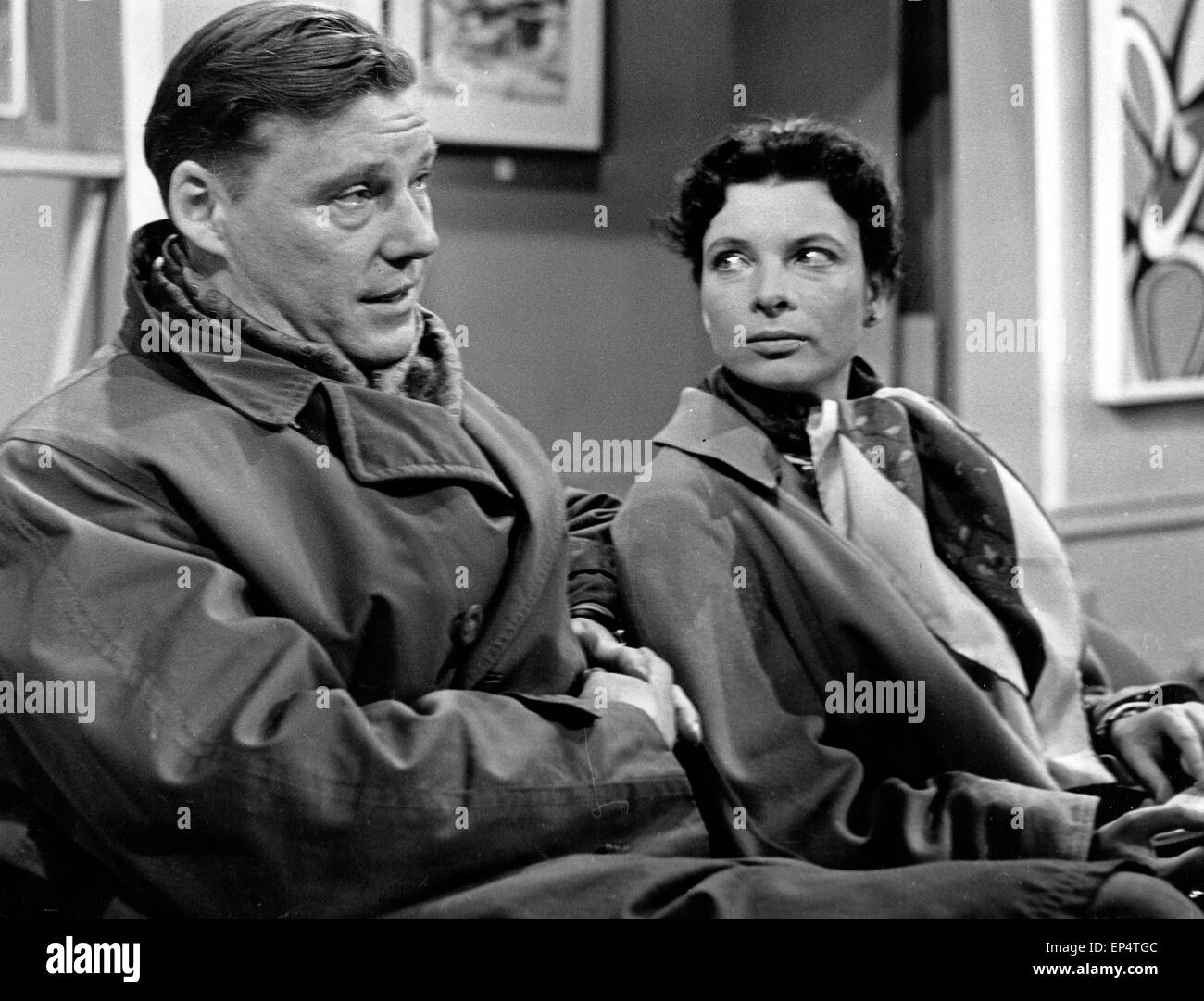 Deutsch schweizerische Schauspielerin Agnes Fink, Deutschland 1960 er ...