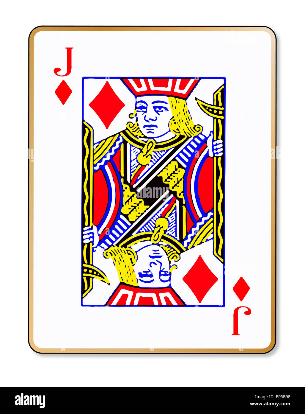 Jeu de carte valet de carreau Banque de photographies et d’images à ...