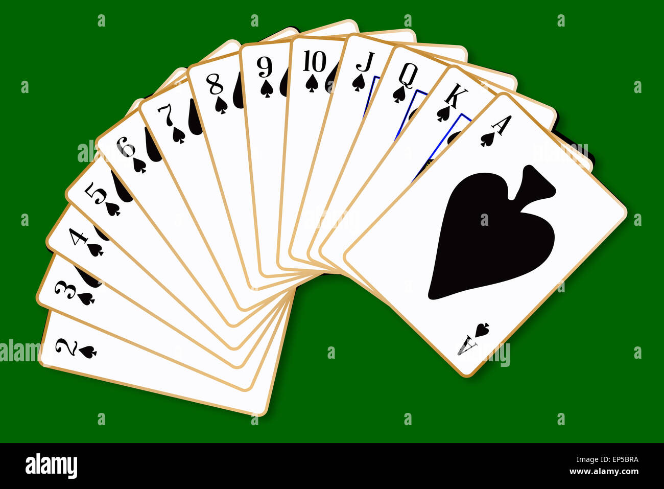 Carte de pique de poker Banque de photographies et d’images à haute ...