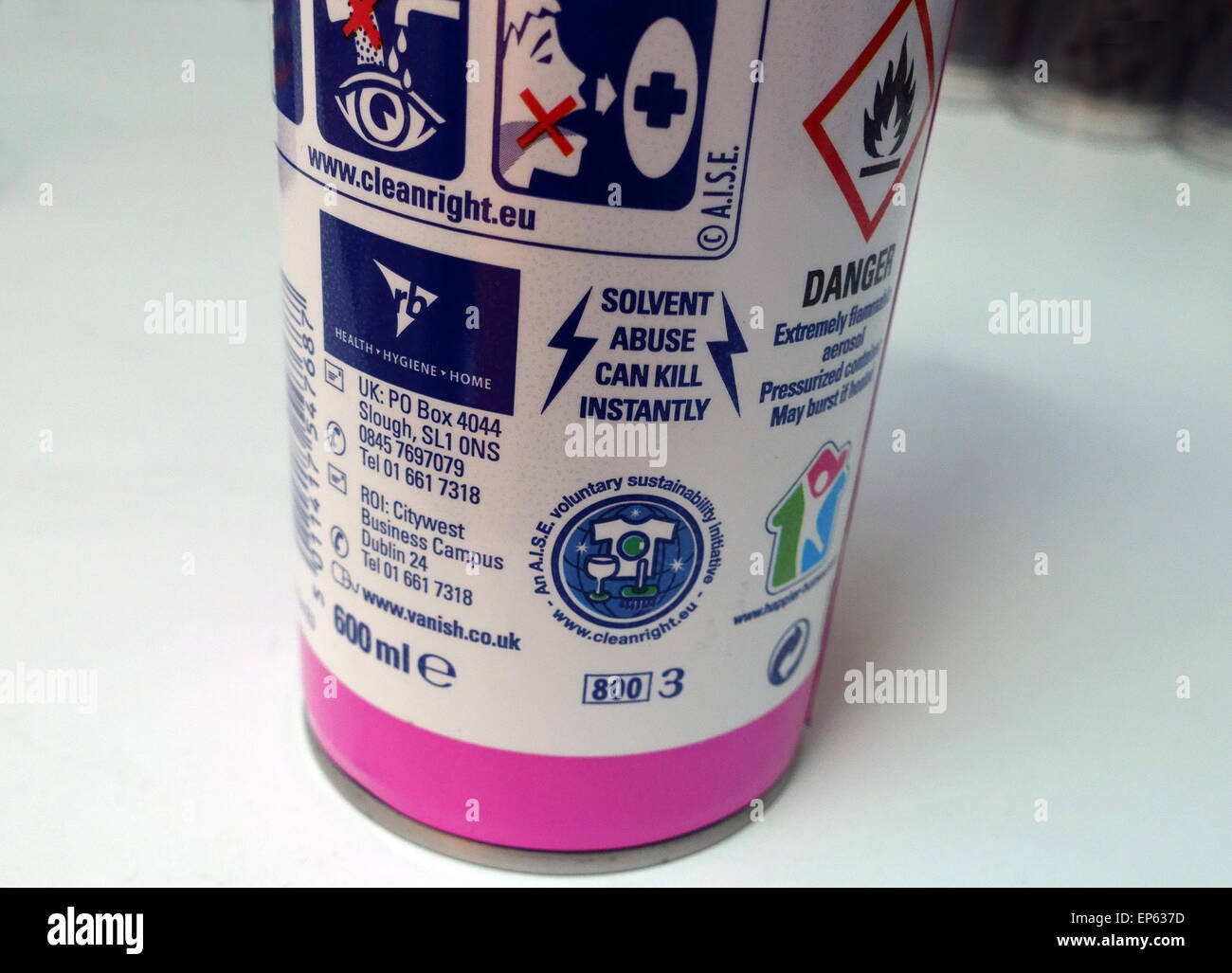 Solvent abuse Banque de photographies et d’images à haute résolution ...