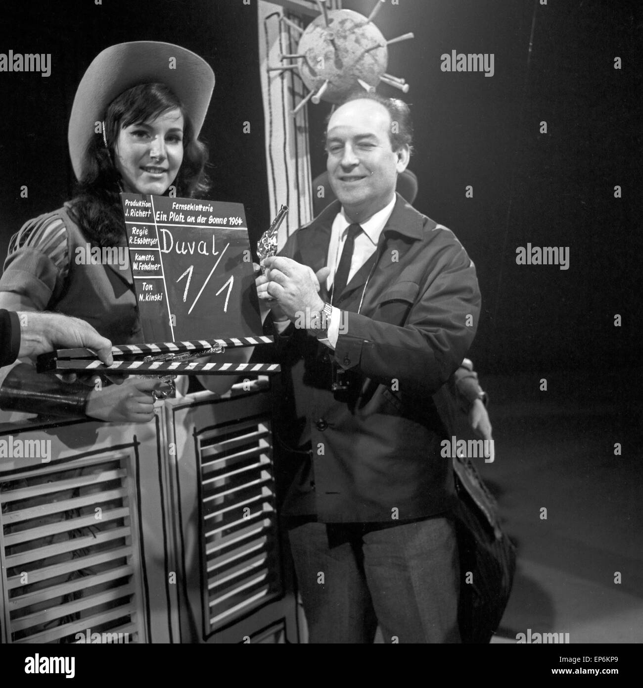 Deutsche Schlagersängerin Maria mit Ducal Réalisateur Ruprecht ...