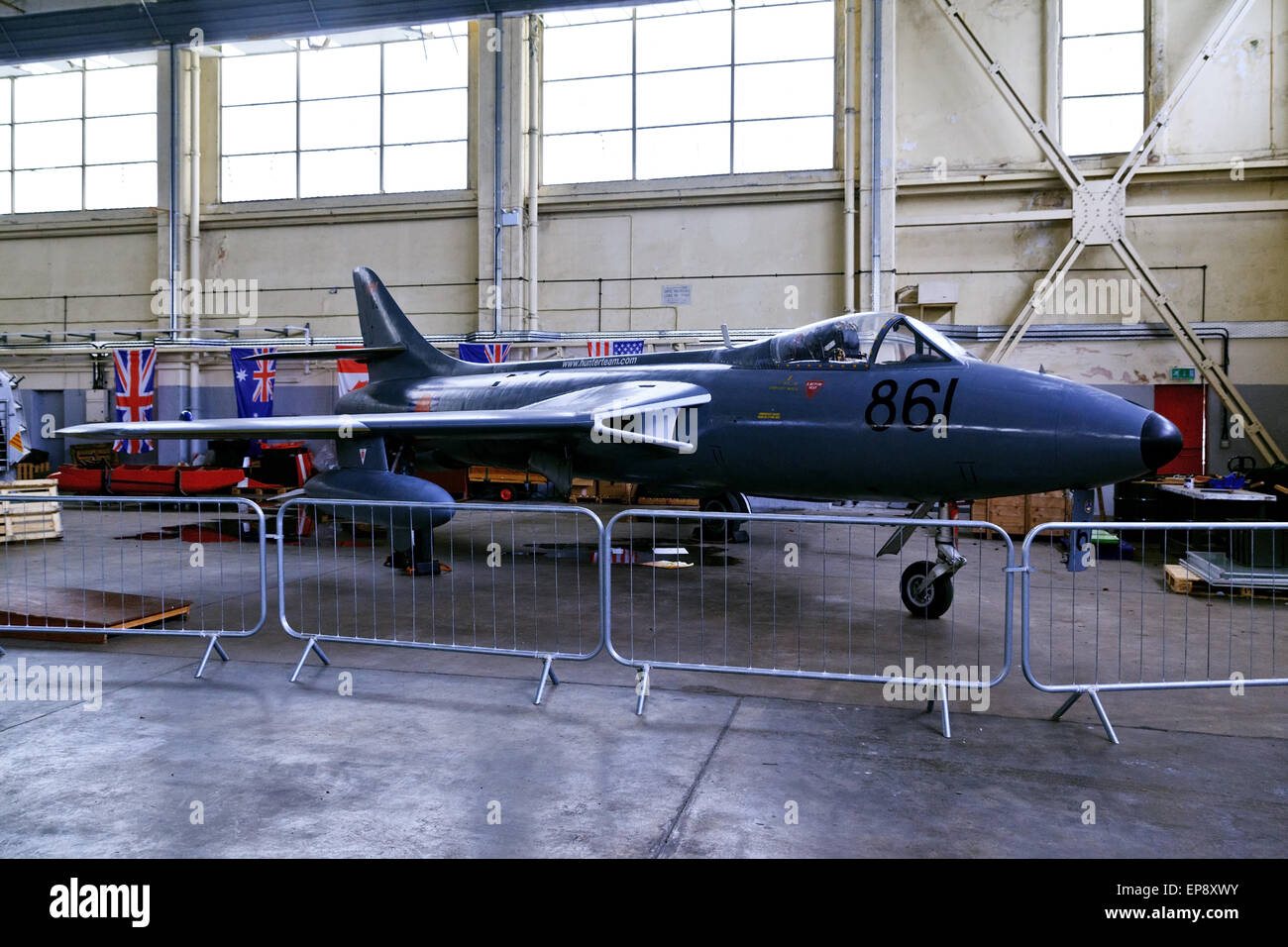 Hawker hunter jet fighter Banque de photographies et d’images à haute ...