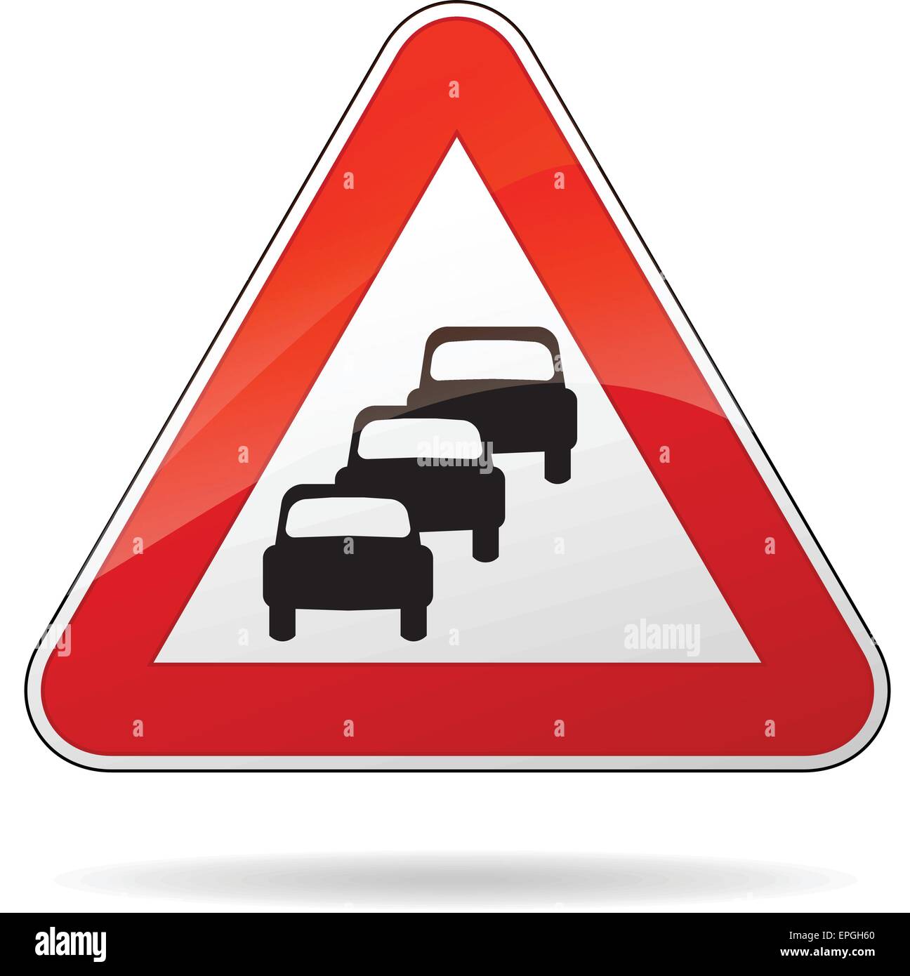Panneau de signalisation triangulaire Banque de photographies et d ...