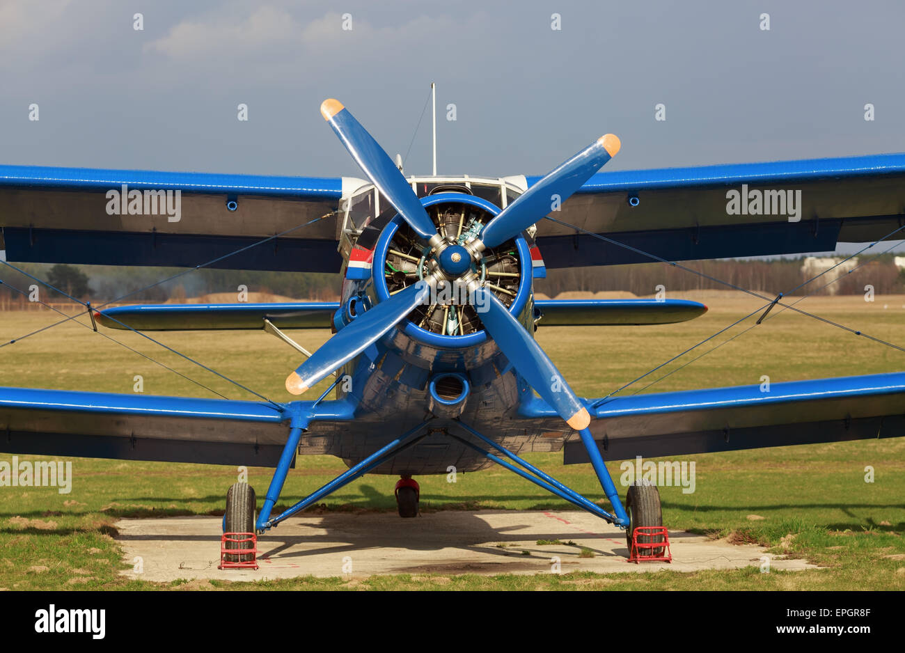 Biplan Monomoteur Banque d'image et photos - Alamy