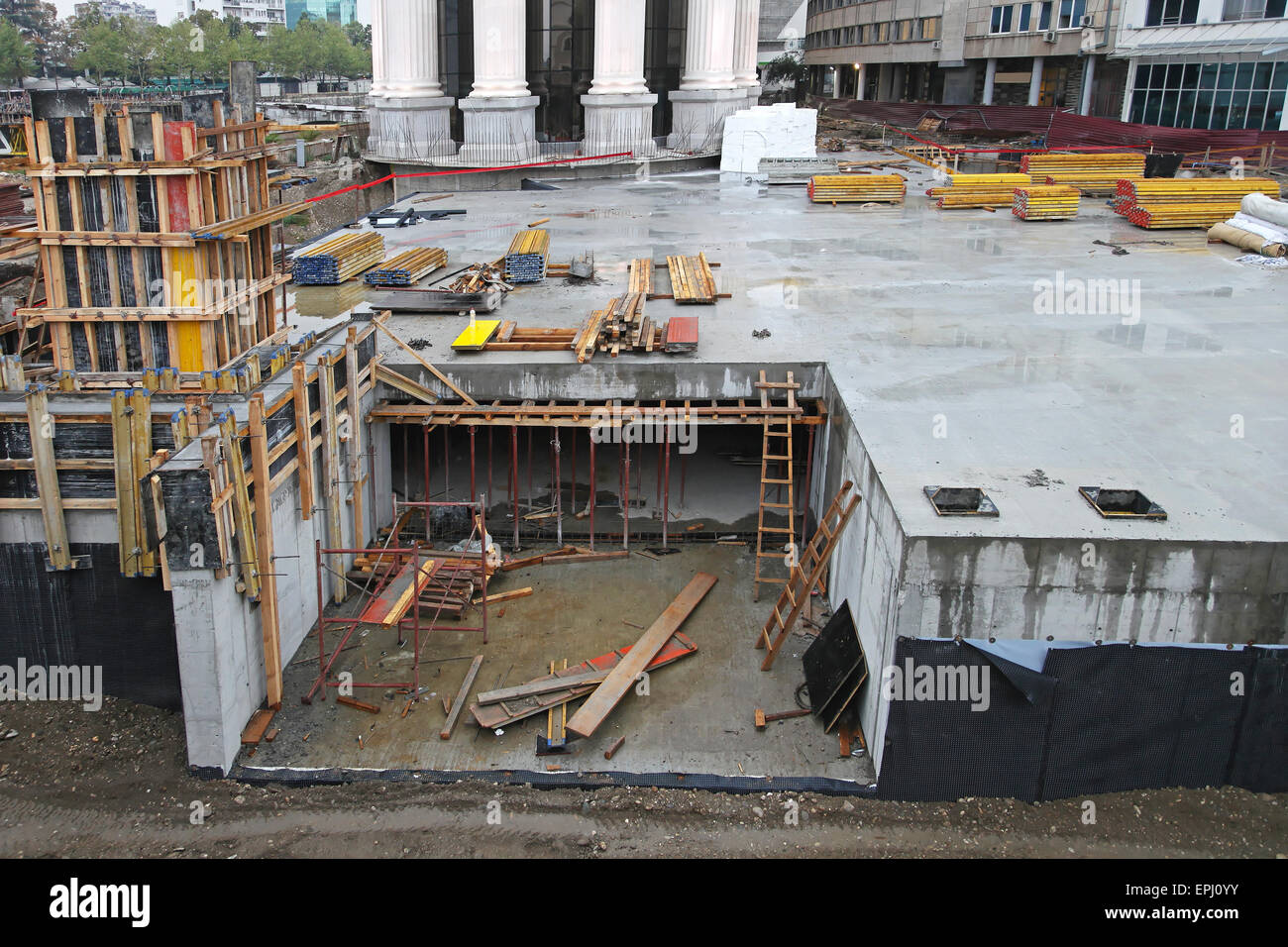 Basement construction Banque de photographies et d’images à haute ...