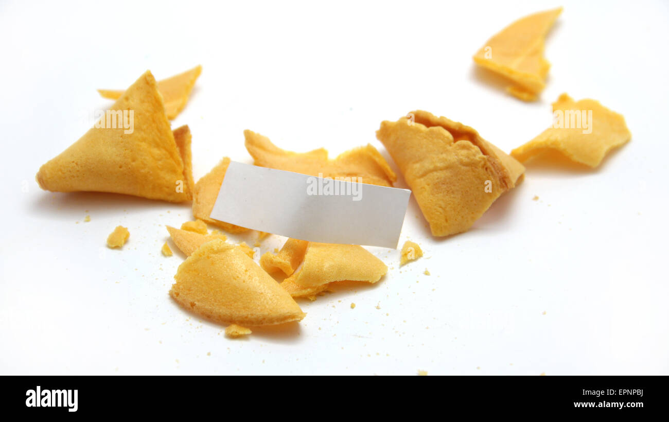 Miettes de biscuits de fortune Banque de photographies et d’images à ...