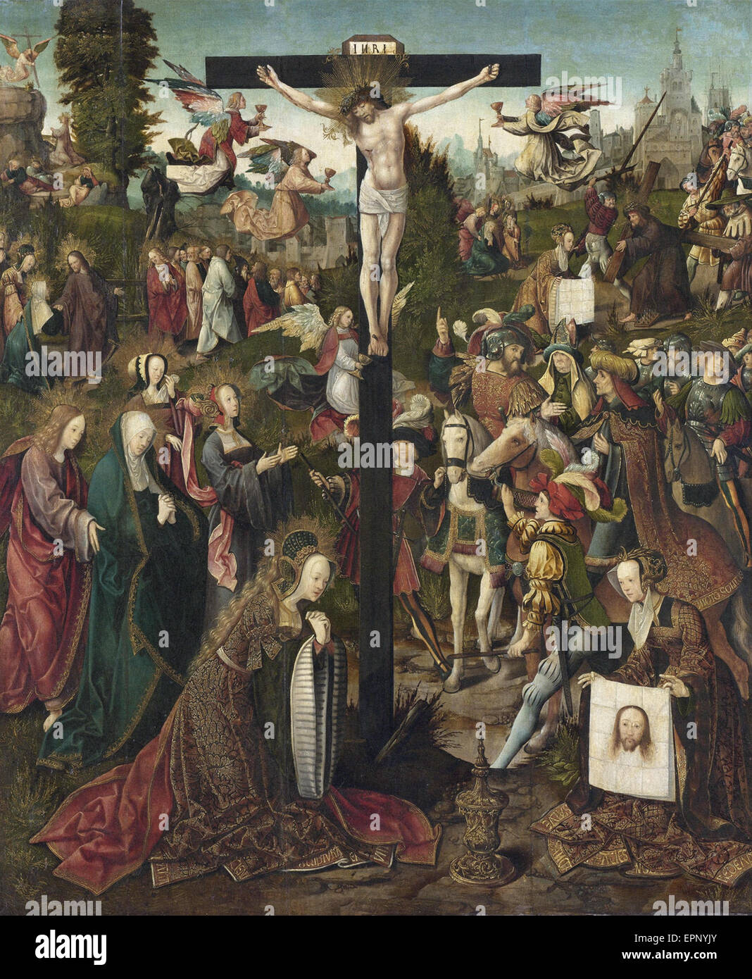 Jacob cornelisz van oostsanen la crucifixion Banque de photographies et d’images à haute ...