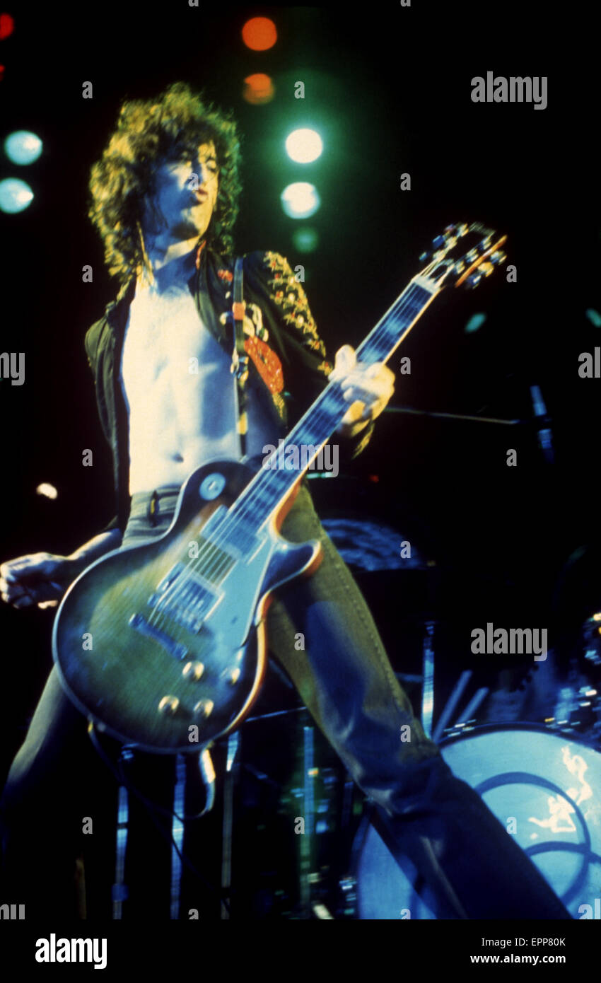 Led zeppelin jimmy page Banque de photographies et d’images à haute ...