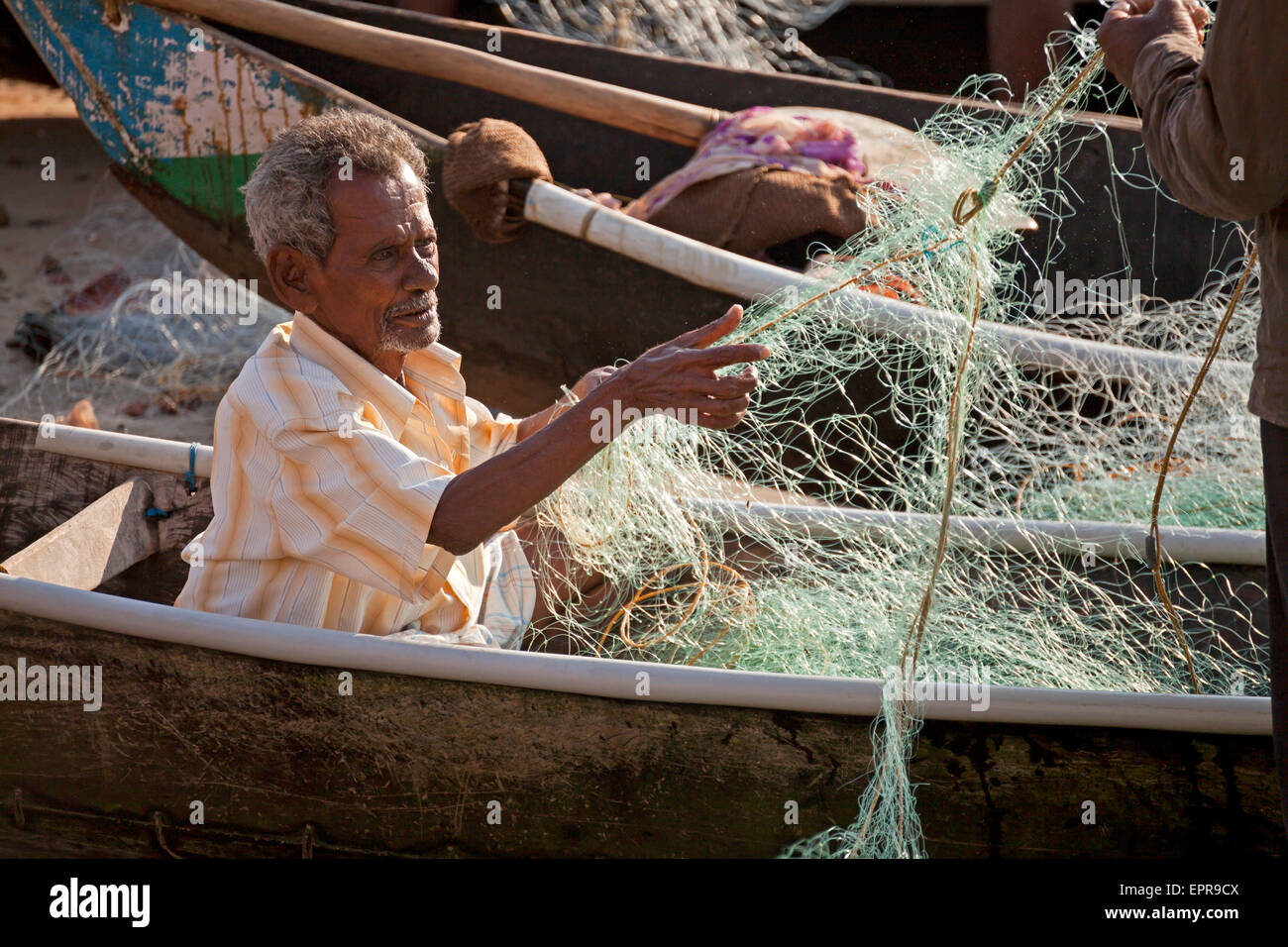 India fisherman Banque de photographies et d’images à haute résolution ...
