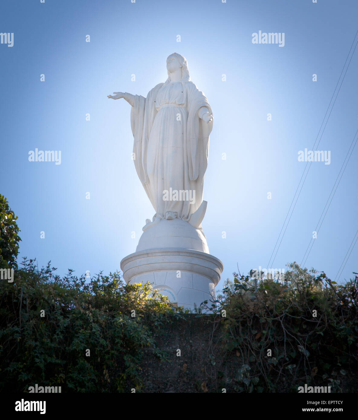 Statue de la vierge marie santiago Banque de photographies et d’images ...