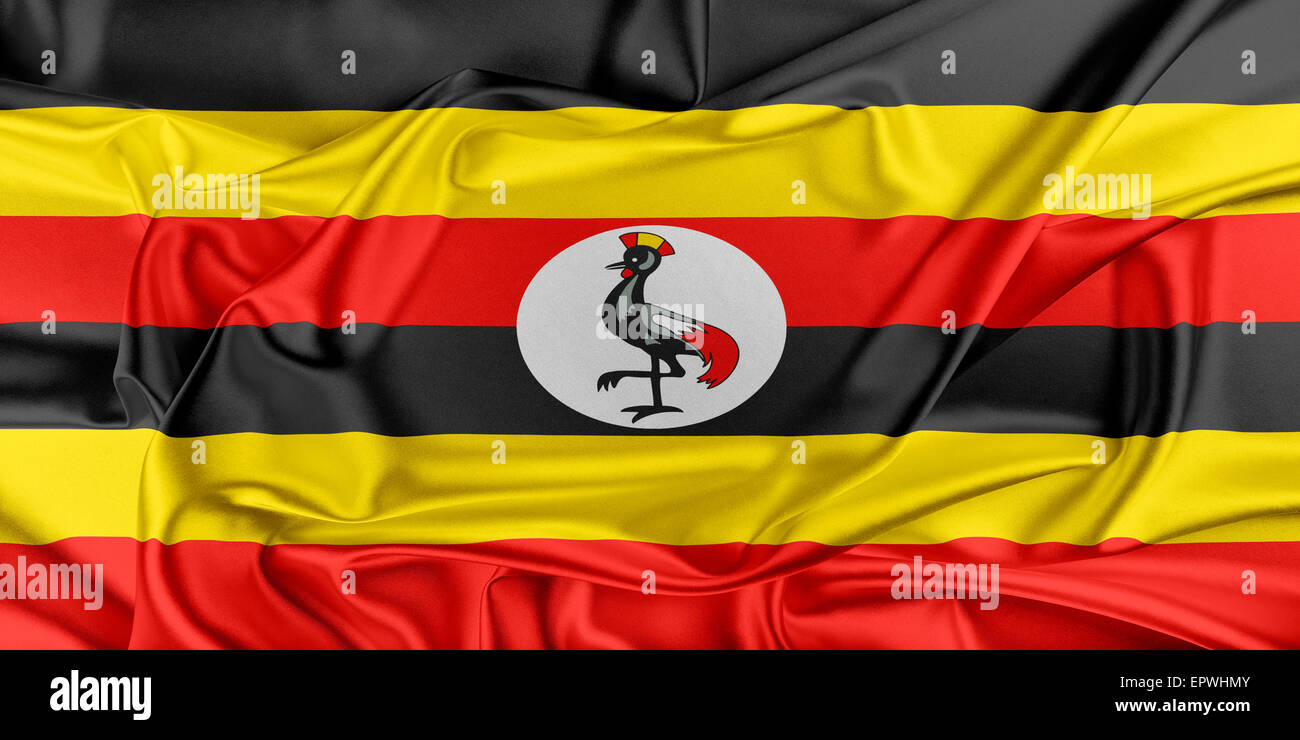 Flag of ouganda Banque de photographies et d’images à haute résolution ...
