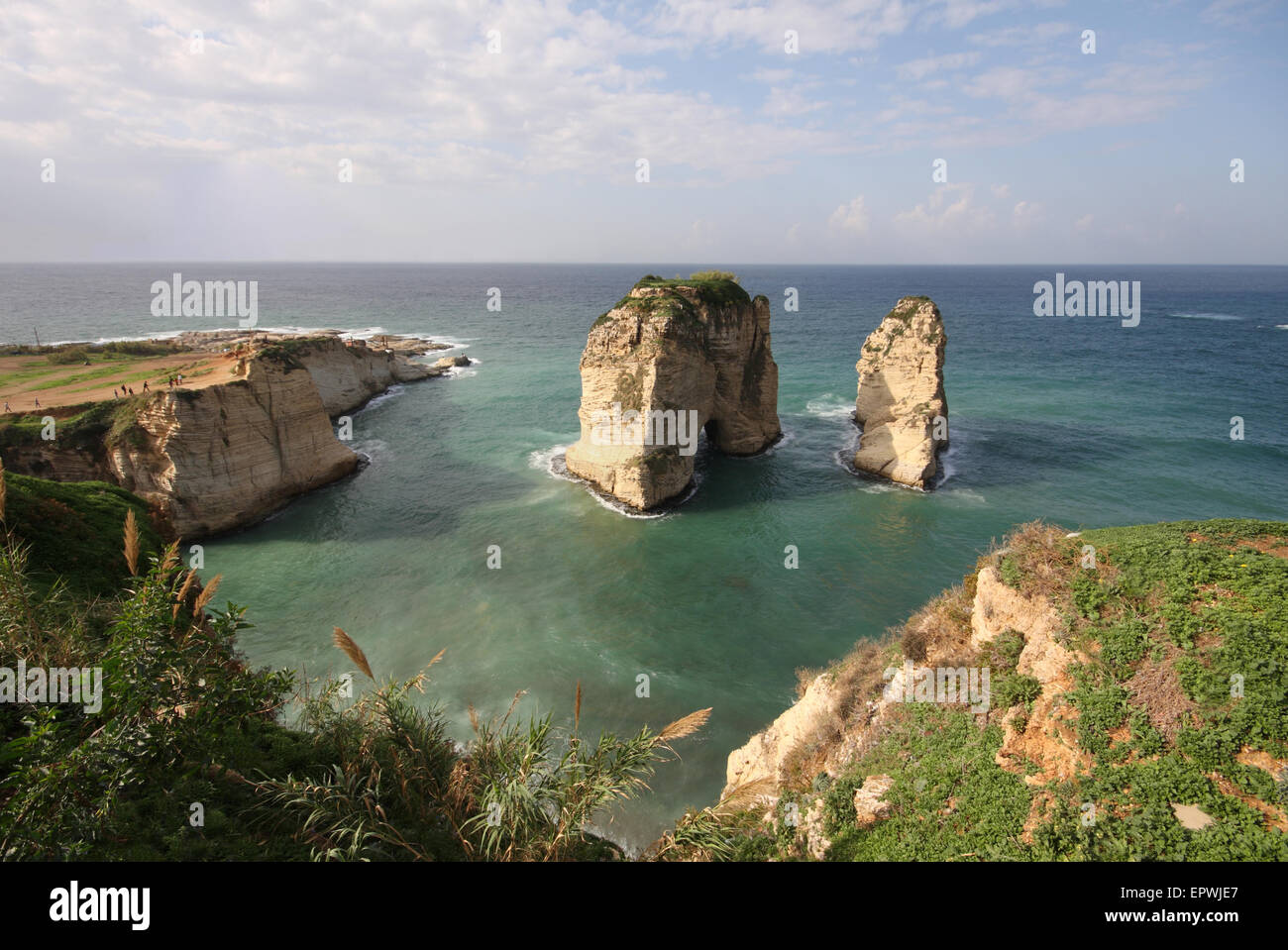 Pigeon rocks raouche beirut lebanon Banque de photographies et d’images ...