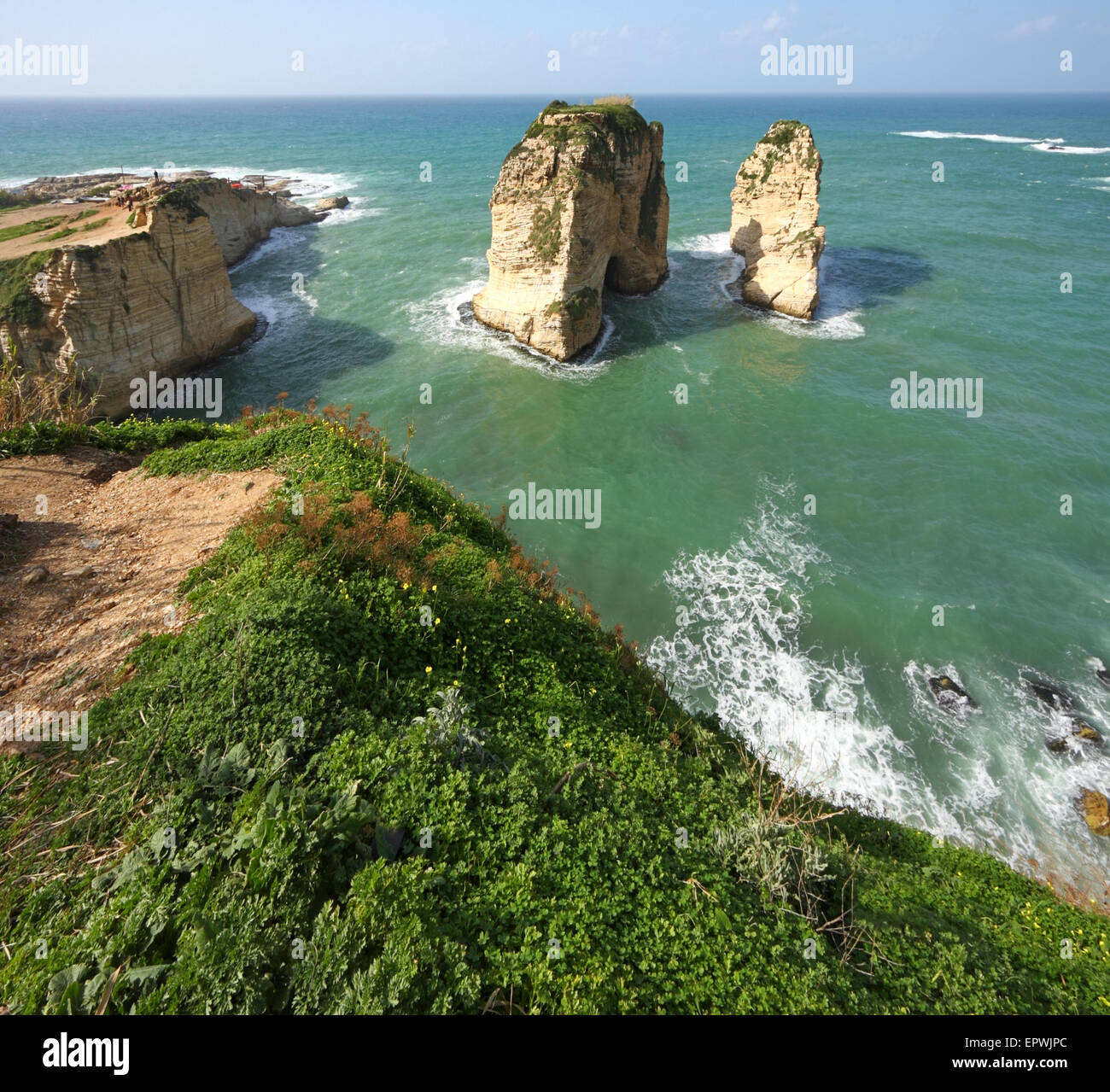 Pigeon rocks raouche beirut lebanon Banque de photographies et d’images ...