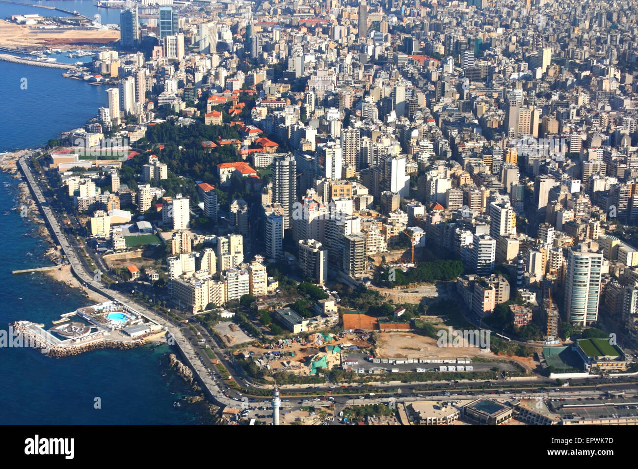 Vue aérienne de beyrouth Banque de photographies et d’images à haute ...