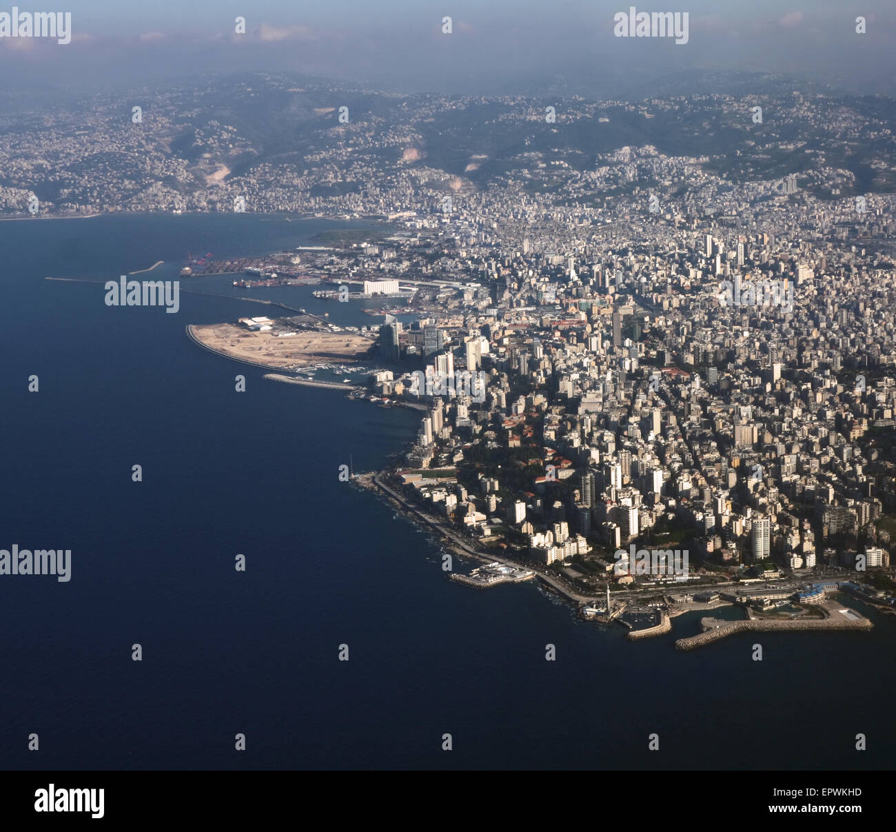 Vue aérienne de beyrouth Banque de photographies et d’images à haute ...