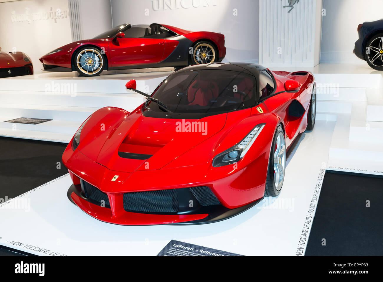 La Ferrari Ferrari, Musée Ferrari, Maranello, Italie Photo Stock - Alamy