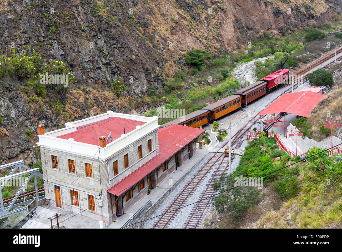 Riobamba Train Station Riobamba Ecuador Banque d'image et photos - Alamy