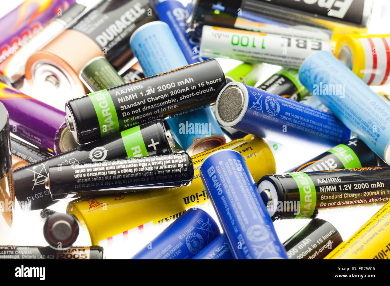 Les types des piles Banque de photographies et d’images à haute ...