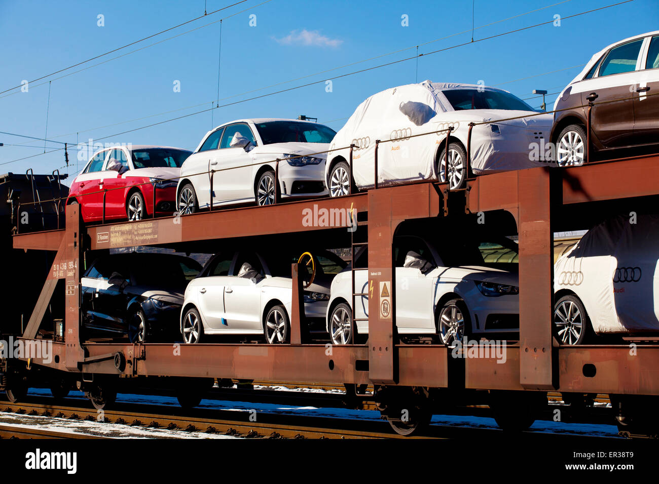 Europa, Deutschland, Ruhr, Hagen, Zugbildungsanlage Rangierbahnhof im ...