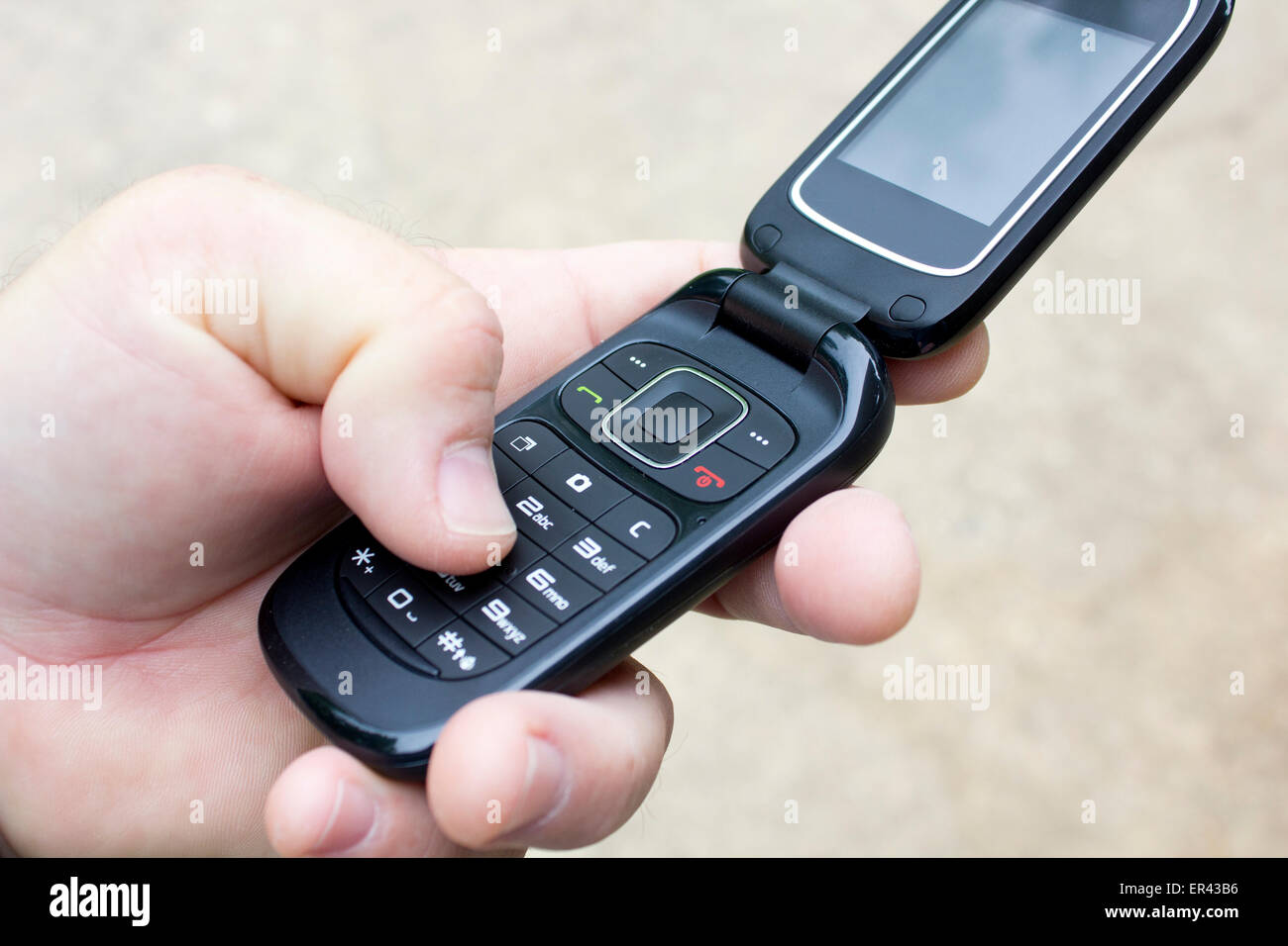 téléphone portable à clapet Photo Stock - Alamy