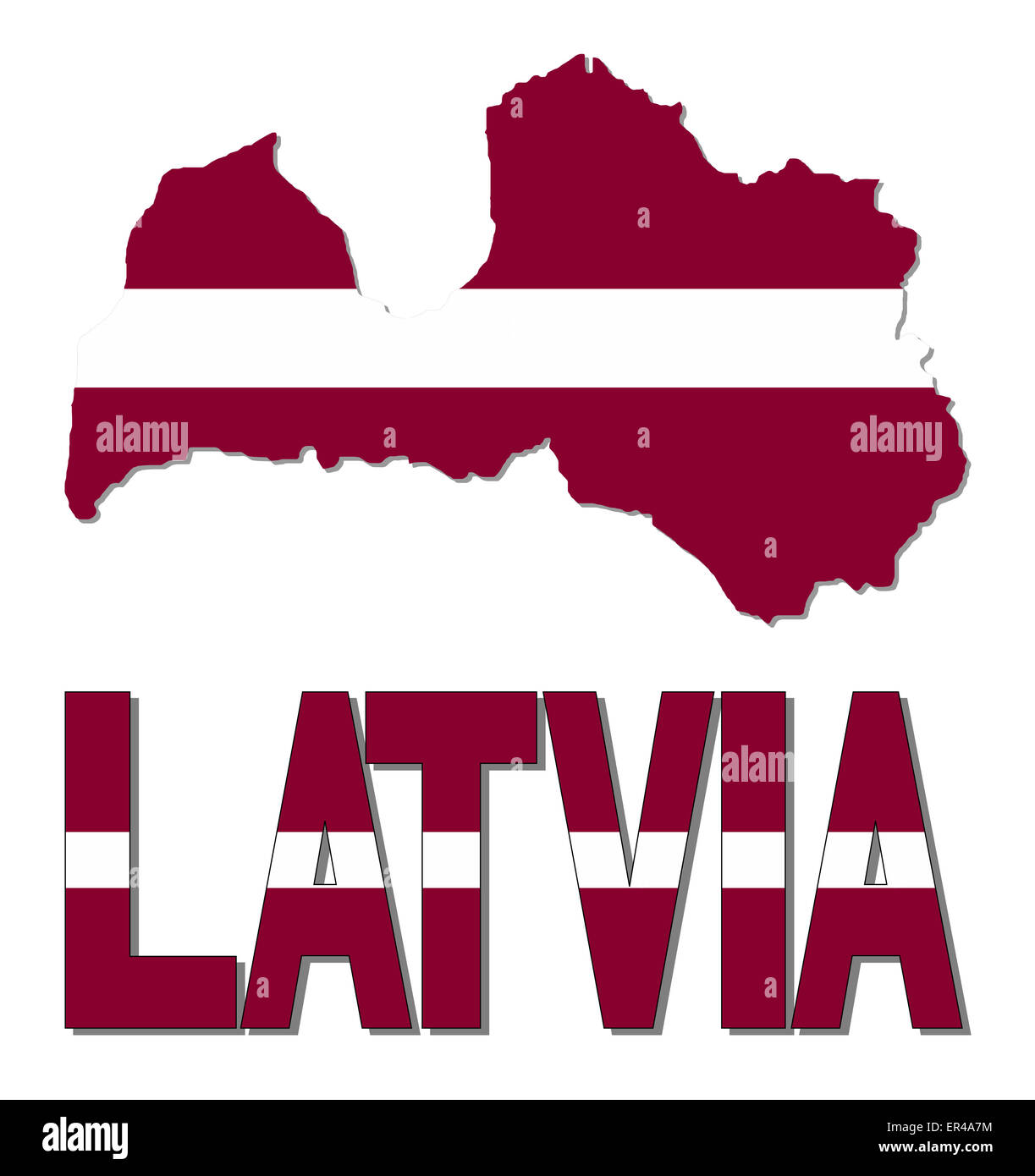 Latvia map Banque de photographies et d’images à haute résolution - Alamy