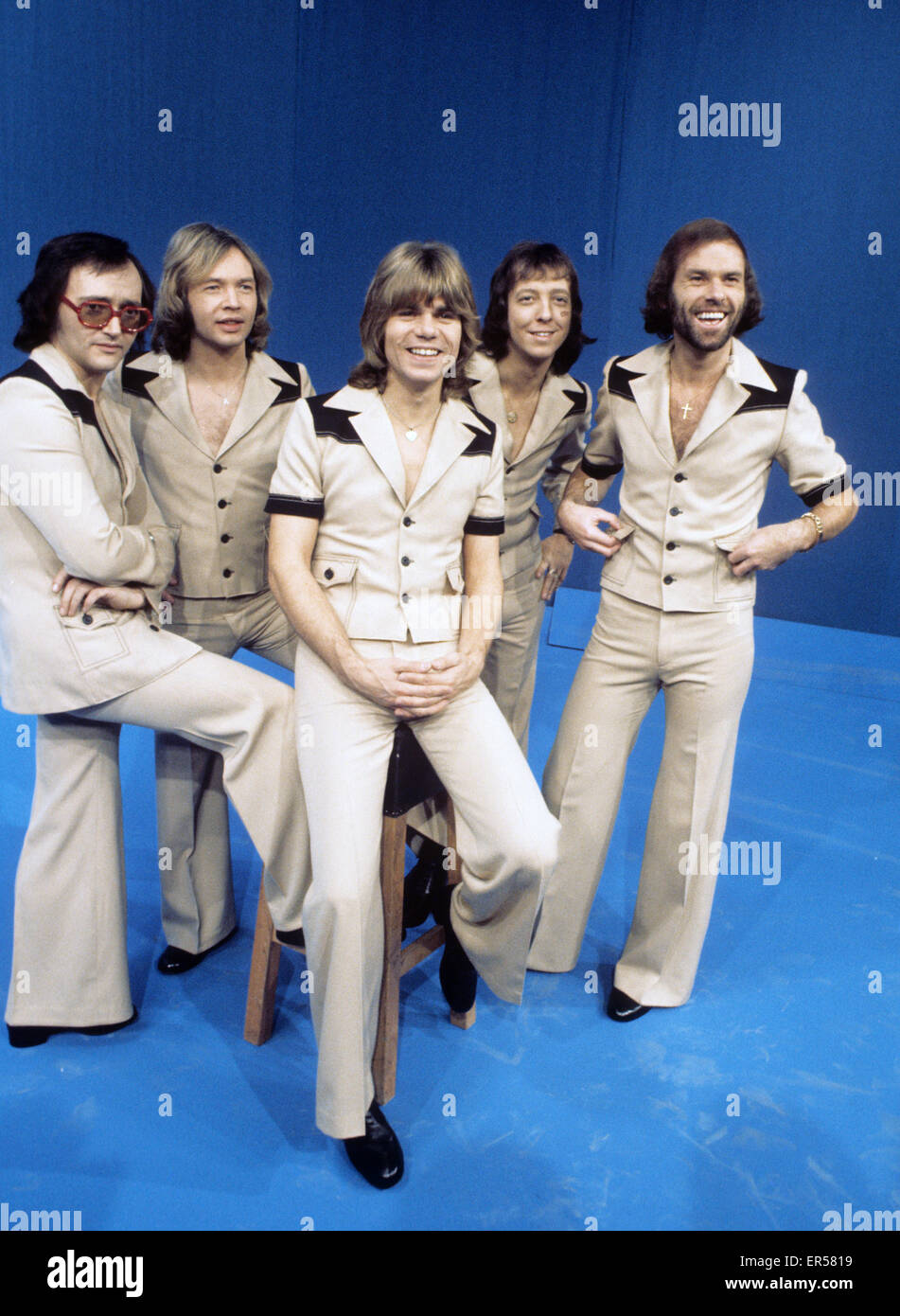 RUBETTES UK pop Group en 1974 Photo Stock - Alamy