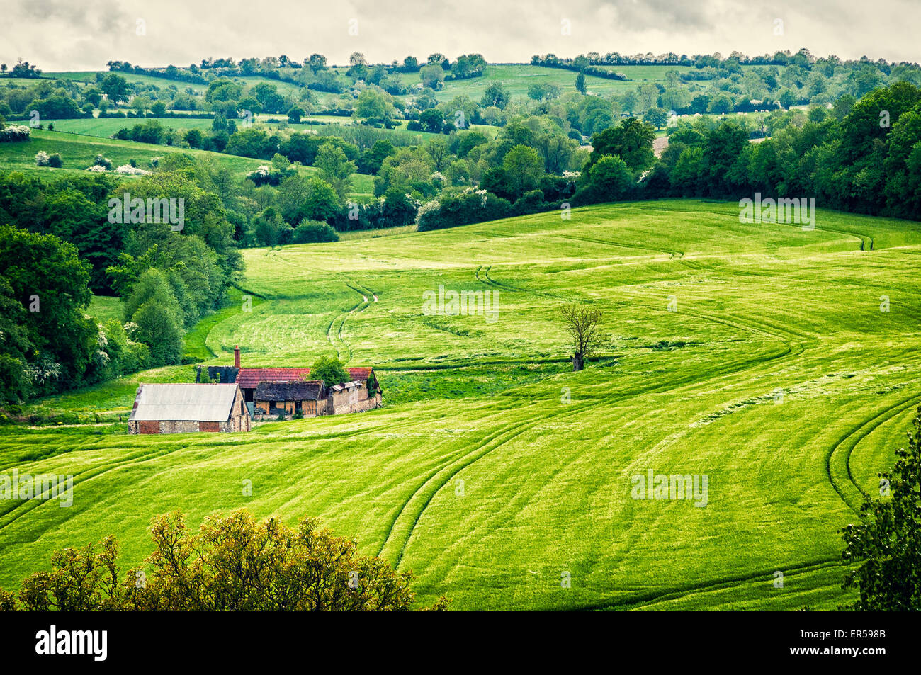 Paysage de campagne francaise oise Banque de photographies et d’images ...