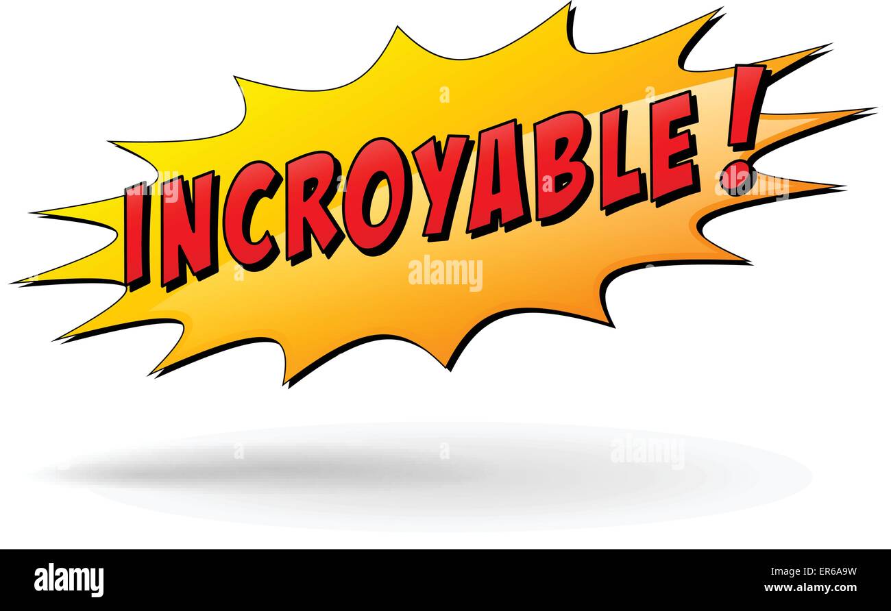 Le style ridicule ou incroyable Banque d'images vectorielles - Alamy