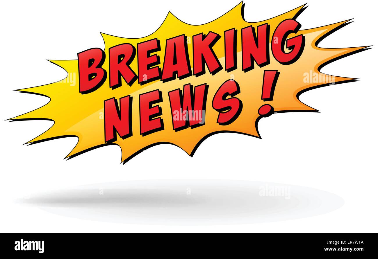 Breaking news cartoon Banque de photographies et d’images à haute ...