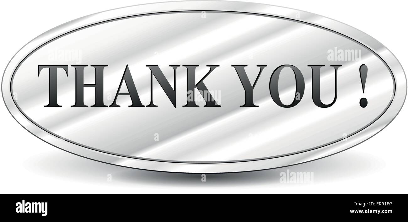 Merci signe Banque d'images vectorielles - Alamy